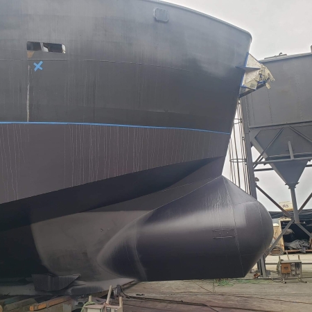 F/V Alaskan Sponson Completion and Launch 2022 – Giddings Boatworks